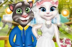Angela And Tom Wedding Day - Talking Friends Games