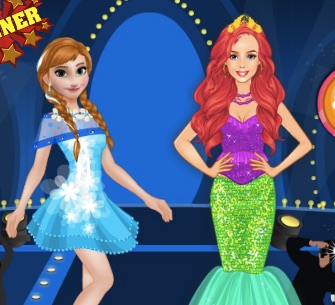 Anna Vs Ariel Fashion Show - Princess Games