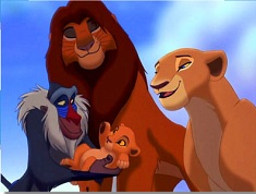 Mufasa And Simba Puzzle - Animal Games