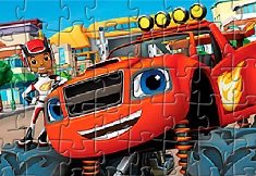 Blaze Puzzle - Blaze And The Monster Machines Games