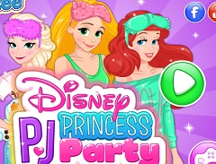 Disney Princess Pj Party - Princess Games