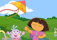 Dora Fly A Kite - Dora Games