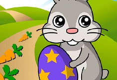 Play free Easter Bunny Collects Carrots - Pacman Games - Games-kids.com