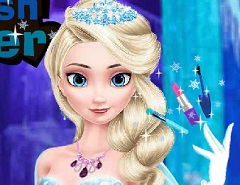 Elsa Stylish Makeover - Frozen Games