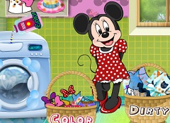 Minnie Mouse Washing Clothes - Mickey Mouse Clubhouse Games