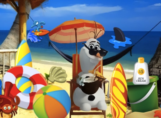 Olaf Beach Resort - Frozen Games