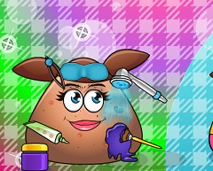 Pou Girl Ambulance - Pou Games