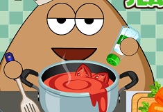 Pou Kitchen Slacking - Pou Games