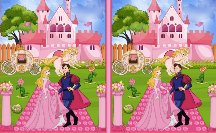 Princess Castle 10 Differences - Sleeping Beauty Games