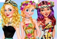 Play free Princesses Color Splashes - Princess Games - Games-kids.com