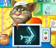 Talking Tom Hand Surgery - Talking Friends Games