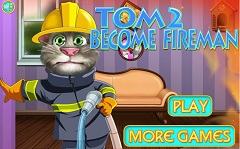 Talking Tom Fireman - Talking Friends Games