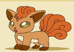 Vulpix Pokemon Dress Up - Pokemon Games